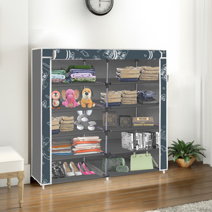 GIBI 10 Layer House cartoon Printed PP Collapsible Wardrobe Price in ...