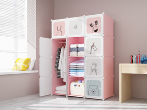 GIBI 12-Door-12-Shelf Carbon Steel Collapsible Wardrobe Price in India ...