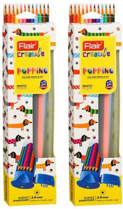 Flipkart.com | FLAIR Creative Series 12 Shades Popping Hexagonal Shaped ...