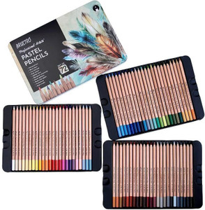 Flipkart.com | BRuSTRO Artists Pastel Pencils 4mm Lead Round Shaped ...