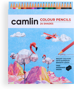 Flipkart.com | Camlin Full Size Hexagonal Shaped Color Pencils - Color ...