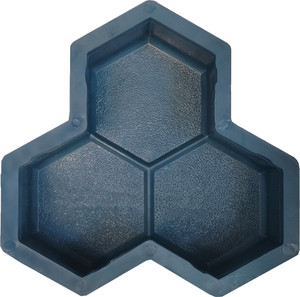 vilas Blue PVC Tri-Hexa Paver Block Mould 60mm (More Soft And Durable ...