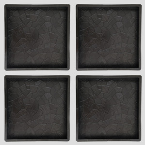 vilas 12 X 12 Chequred (Mirror) Paver Block Mould (Pack of 4) Column ...