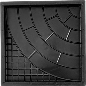 Reyal Black ROUND BRICK Chequered Paver Block Mould 12x12 Column Cap ...