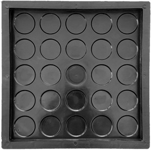 Reyal 10" X 10" 25 COINS Chequered Tile Mould(H : 25mm) Paver Block ...