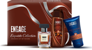 Engage Exquisite Collection Luxury Men Grooming Gift Set, Combo Set of ...
