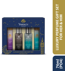 Yardley London Luxury Perfume Gift Set for Her & Him| 18ml x 2 + 20ml x ...