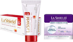 La Shield IR SPF30+ PA+++ Sunscreen Gel 60g & Intense Hydrating Cream ...