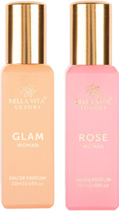 BELLAVITA GLAM & ROSE perfume combo|Jasmine, Rose & Musk Notes|Long ...