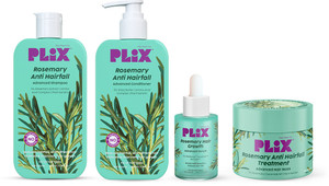 The Plant Fix Plix PLIX Rosemary Anti Hairfall Kit - Serum, Shampoo ...