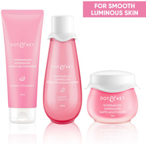 Dot & Key Watermelon CTM Kit For Normal,Combination & Oily Skin For Oil ...