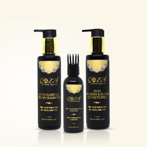 Gozel Hair Care Combo Pack with Anti-Hair fall Onion Shampoo ...