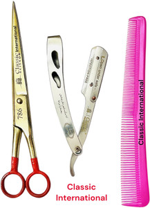 Classic International Salon professional Golden Scissor & Stainless ...