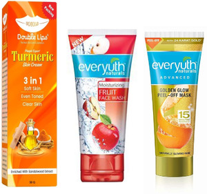 Everyuth Naturals Golden Glow Peel Off Mask 50 Grm Pack of 1 ...