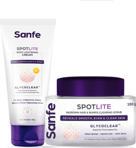 Sanfe Spotlite Brightening & Exfoliating Kit|For Dark Patches ...