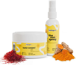 TuCo Sunscreen Spray (100 ml) & Sunscreen cream (50g) for Ages 3+ Kids ...