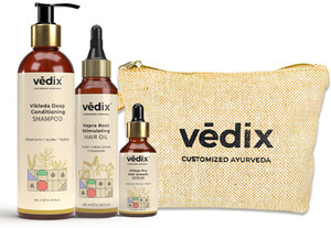 Vedix air care kit for Dry Scalp & Dry & Wavy Hair | 200 ml Price in ...