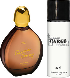 CFS Chocolate Fantasy EDP Long Lasting Perfume&Cargo White Deodorant ...