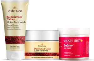 Vedic Line Kukuadi Tailm De Tan Kit, (Pack Of 3) 300ml Price in India ...