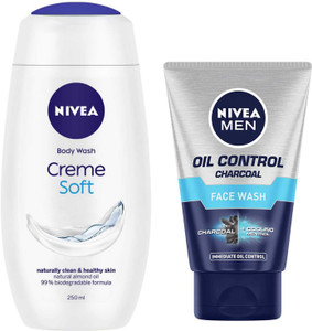 NIVEA Creme soft SG Oil Control Charcoal FW Price in India - Buy NIVEA ...