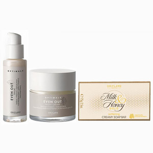 Oriflame OPTIMALS Even Out Night Cream 50 ml with Even Out Serum 30 ml ...