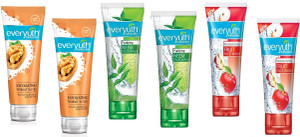 Everyuth Naturals Naturals Neem Face wash,Fruit Face Wash, Walnut Scrub ...