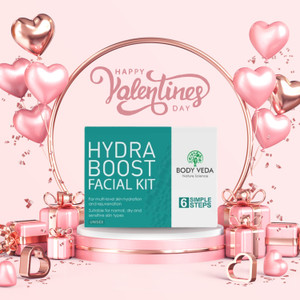 BODY VEDA Hydra Boost Facial Kit For Multi-Level Skin Hydration And ...
