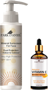 PARK DANIEL Dual Protection SPF 50++ Sunscreen 100ml & Advanced Vit-C ...