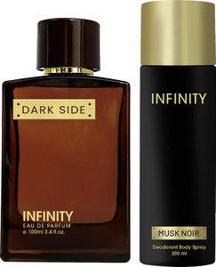 INFINITY Dark Side EDP Long Lasting Perfume & Musk Noir Deodorant Body ...