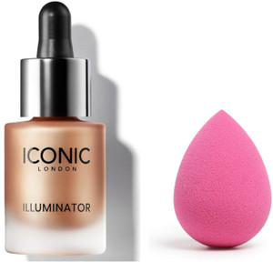 INDIANA HUDA ORIGINAL(Champagne Shimmer)Iconic illuminator highlighter ...