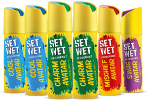 SET WET Cool, Charm, Swag & Mischief Avatar Deodorant & Body Spray ...