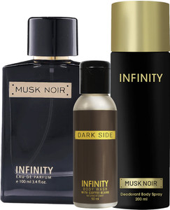 INFINITY Musk Noir EDP Perfume 100ml,Musk Noir Deodorant 200ml,Dark ...