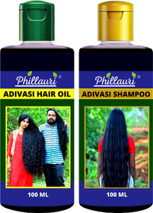 Phillauri Adivasi Hair oil & Adivasi Hair Shampoo Combo Kit Price in ...