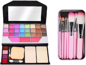 Hezruck Makeup kit with 7Pc Makeup Brushes Price in India - Buy Hezruck ...