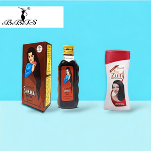 bbts NEW SHIKAKAI PERFUMED HAIR OIL 120ml WITH ZULFI HAIR SHAMPOO 100ml ...