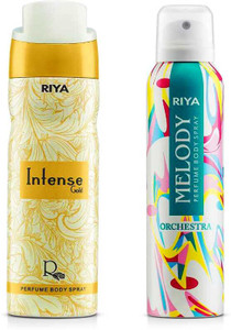 RIYA Intense Gold 150ml Deo and Melody 150ml Body Spray Price in India ...
