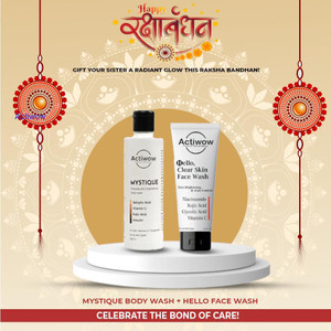 ACTIWOW Hello Skin Face Wash & Mystique Body Wash with Balanced Care ...