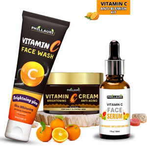 Phillauri Vitamin C Face Ultimate 3 Kit with (Vitamin C Face Wash ...