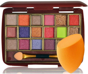 Facejewel eyeshadow palette combo set 18 Color mini eyeshadow Shimmer ...