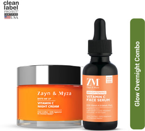 ZM Zayn & Myza Vitamin C Face Serum(30ml) & Night Cream(50 gm) Combo ...