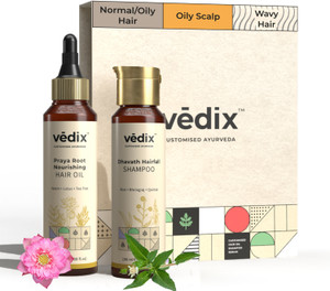 Vedix Customised Hair Fall Control Combo pack | Ayurvedic Hair Oil ...