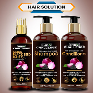 INDO CHALLENGE Red Onion Oil , Red Onion Shampoo and Red Onion ...