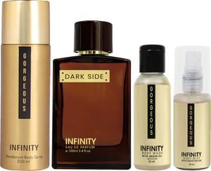INFINITY Dark Side Perfume, Gorgeous Deodorant, Gorgeous Body Wash ...