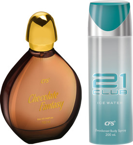 CFS Chocolate Fantasy EDP Long Lasting Perfume&Ice Water Deodorant Body ...