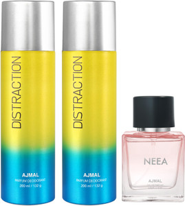 Ajmal Distraction Deo Combo of 2 Deos 200ml each Gift For Men & Women ...