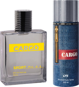 CFS Cargo Sport EDP Long Lasting Perfume & Cargo Blue Deodorant Body ...