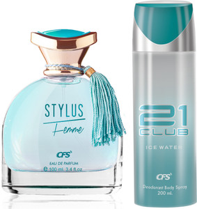 CFS Blue EDP Long Lasting Perfume & Ice Water Deodorant Body Spray ...