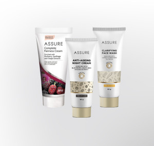 ASSURE Complete Fairness Cream 50g & Anti-Ageing Night Cream 60g ...