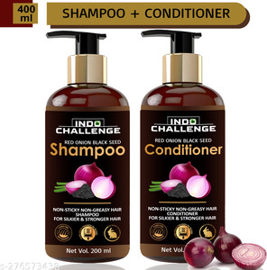 INDO CHALLENGE Onion Shampoo & conditioner to Wet Hair, Massage Into ...