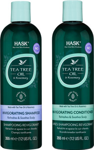 hask Tea Tree Oil & Rosemary Invigorating Shampoo + Conditioner ...